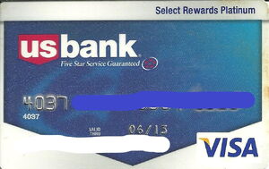 Bank Card: Usbank (US Bank, United States of AmericaCol:US-VI-1044