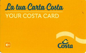 Tarjeta de hotel: Costa Luminosa - La tua Carta Costa - English Text ...