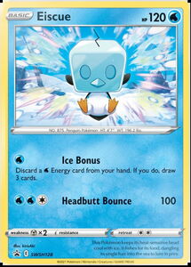 Game Card: Eiscue (Pokémon TCG(SWSH: Sword & Shield Promo Cards) Col ...