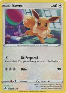 Game Card: Eevee (Pokémon TCG(SWSH: Sword & Shield Promo Cards) Col:SWSH212