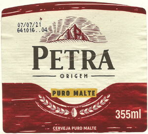 Drink Label: Petra Puro Malte (Cervejaria Petropolis, BrazilCol:BR-BEER ...