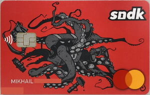 Bank Card: Sndk (Tinkoff Credit Systems, RussiaCol:RU-MC-2390.02