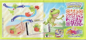 Meal Toy: Frog Sack (Kinder Surprise, Europe(Kinder - Easter Games 23 ...