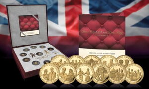 Coin: 5 Dollars (Queen Elizabeth II & Prince Philip - 1972 Sandringham ...