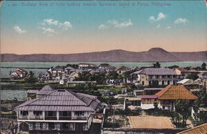 Postcard: Bird's Eye View of Iloilo looking towards Guimaras, Island of ...