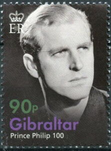 Stamp: Prince Philip & the 100th Anniversary of his birth (Gibraltar ...