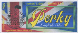 Drink Label: Pimpelier Perky English Ale (Stoombierbrouwerij De ...