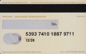 Gift Card: Papara Lite (Papara, Türkiye (Turkey)(Papara) Col:TR-PAPARA ...