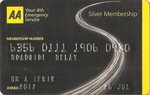 Functional Card: AA Silver Membership (Car Assistance and Auto Clubs ...