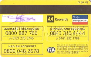 Functional Card: AA Silver Membership (Car Assistance and Auto Clubs ...