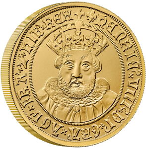 Coin: 500 Pounds (House of Tudor - Henry VIII) (United Kingdom of Great ...
