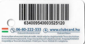 فانکشنیل کارڈز: Tesco Key Minicard (Shops - Supermarkets, ھنگری(Tesco ...