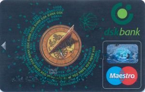 Tarjeta de Banco: Dsk Bank Maestro Sundial - 02-11 (DSK Bank ...