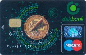 Bank Card: Dsk Bank Maestro Sundial Chip - 10/11 (DSK Bank, BulgariaCol ...