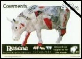 Stamp: Resene Paints - Auckland City Cow Parade, Cowments (New Zealand ...
