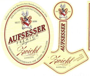 Drink Label: Aufsesser Premium Zwickl (Privatbrauerei Rothenbach ...