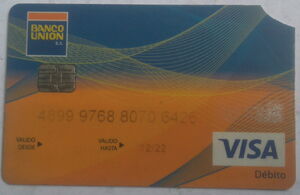 Bank Card: Banco Unión SA - Debito (Banco Union, BoliviaCol:BO-VI-0022