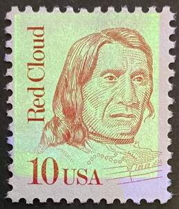 Stamp: Red Cloud (United States of America(Great Americans) Mi:US ...