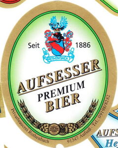 Drink Label: Aufsesser Premium Bier (Privatbrauerei Rothenbach Aufsess ...