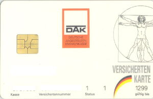 Functional Card: Dak (Insurance, Germany, Federal Republic(DAK ...
