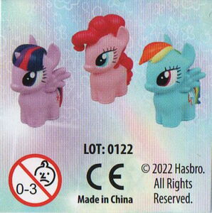 Meal Toy: Rarity (Snacks, Europe(My Little Pony) Col:DAI-2022-0037