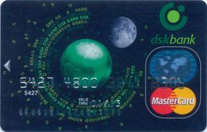 Bank Card: Dsk Bank MasterCard Planets Green – 10/10 (DSK Bank ...