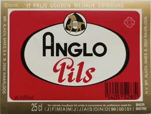 Drink Label: Anglo Pils (Alken-Maes S.A., BelgiumCol:BE-BEER-028385