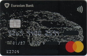 Tarjeta de Banco: Auto Card (Eurasian Bank, KazajstánCol:KZ-MC-0073