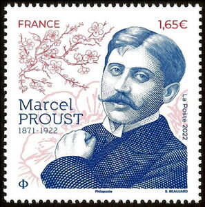 Stamp: Marcel Proust, Writer, 150th Anniversary of Birth (FranceYt:FR ...