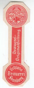 Drink Label: Schlossbrauerei Fronberg (Schlossbrauerei Fronberg, Germany, Federal RepublicCol:DE ...