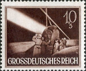 Stamp: Floodlight (German Realm(Armed forces day: Heroes memorial day ...