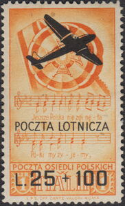 Stamp: Polish Settlements in Italy - Air Mail (Poland - Polish Corps In ...