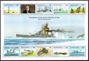 Stamp: Battle of Java Sea (Tanzania(History of World War II in the ...