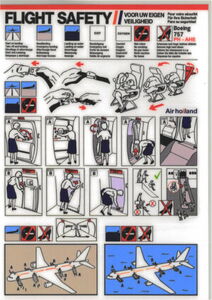 Safety Card: Boeing 757 PH-AHE (Air Holland, NetherlandsCol:HLN-NL-0003