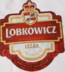 Drink Label: Lobkowicz (Pivovar Platan Protivín, Czech RepublicCol:CZ ...