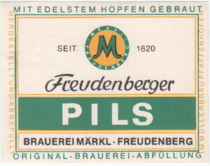 Drink Label: Freudenberger Pils (Privat-Brauerei Alwin Märkl, Germany ...