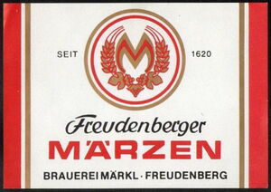 Drink Label: Freudenberger Märzen (Privat-Brauerei Alwin Märkl, Germany ...