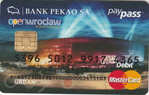 Bank Card: Bank Pekao open Wroclaw (Bank Polska Kasa Opieki SA/Bank ...
