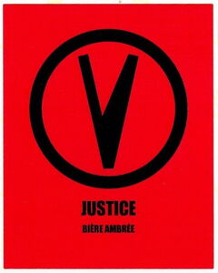 Drink Label: Justice (Brasserie La Vertueuse, FranceCol:FR-BEER-000390