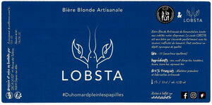 Drink Label: Lobsta (Brasserie à la fût, FranceCol:FR-BEER-000402