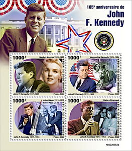 Stamp: Birth Centenary of John F. Kennedy (Niger(Birth Centenary of ...