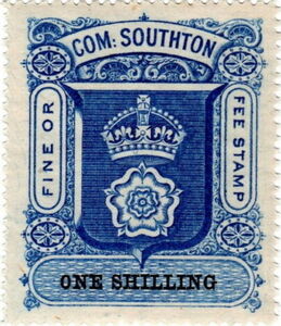 Stamp: Fine or Fee Stamp (United Kingdom: Revenue Stamps(Southampton ...