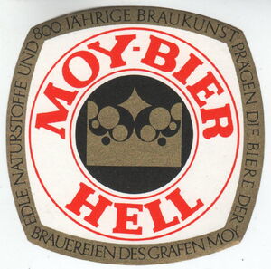 Drink Label: Moy Bier Hell (Hofbrauhaus Freising, Germany, Federal ...