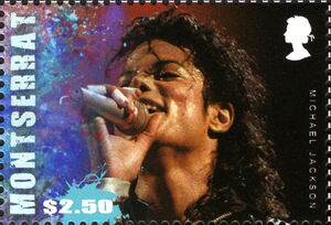 Stamp: Michael Jackson (1958-2009) (Montserrat(Michael Jackson, 1st ...