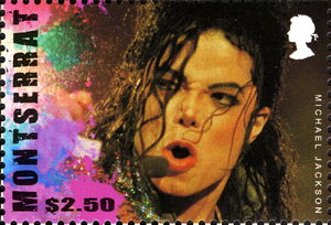 Stamp: Michael Jackson (1958-2009) (Montserrat(Michael Jackson, 1st ...