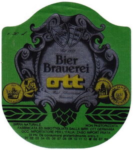 Drink Label: Ott Bier Brauerei (Schussenrieder Erlebnisbrauerei ...