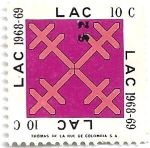 Stamp: Liga Antituberculosa Colombiana (LAC) 1968 (Colombia: Cinderella ...