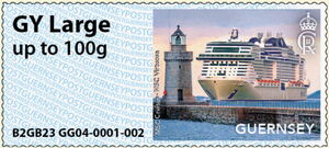 Stamp: MSC Cruises - MSC Virtuosa (Guernsey(Visiting Cruise Ships ATM ...