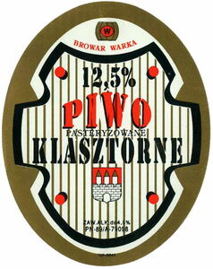 Drink Label: Piwo Klasztorne (Browar Warka, PolandCol:PL-BEER-011429