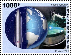 Stamp: Terran R Space Rocket (Niger(Relativity Space's Terran R Space ...